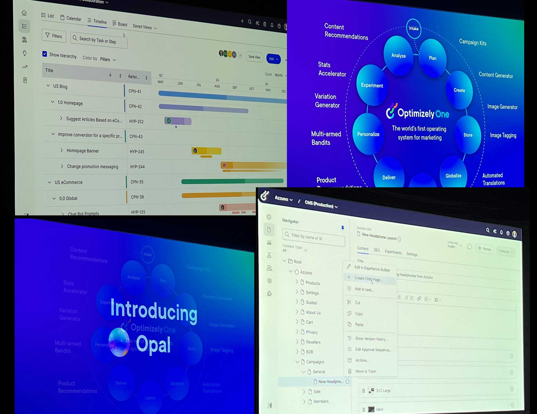 AI-stödet Opal co-pilot sticker ut i uppdaterade Optimizely One sviten, nyheterna från Opticon ...