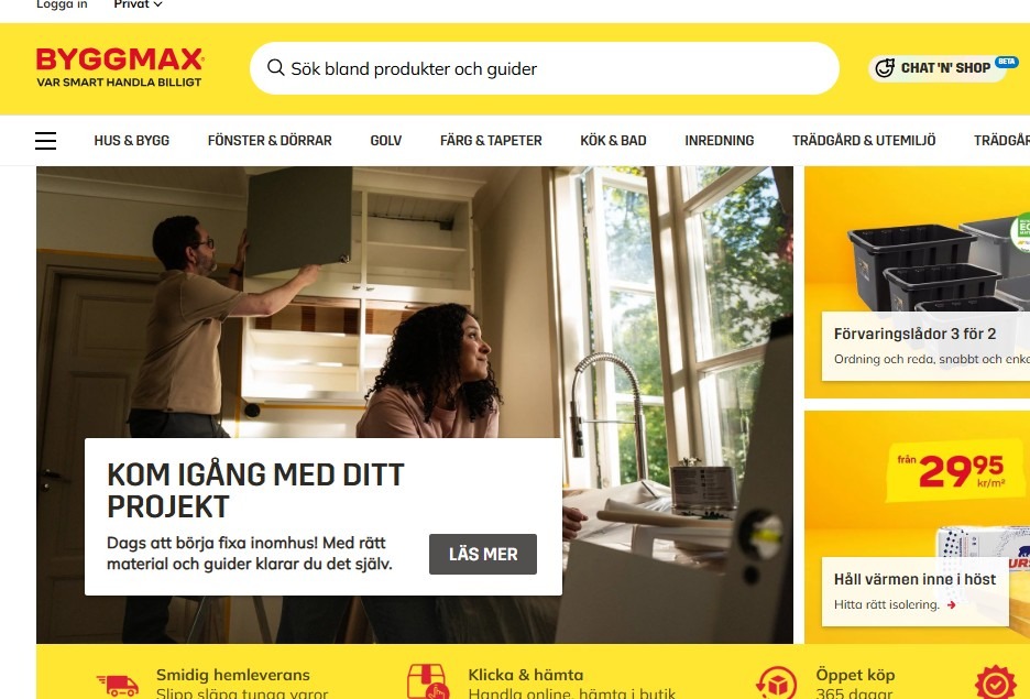 Byggmax handlar upp ny Composable Commerce, väljer ny plattform | MKSE.com